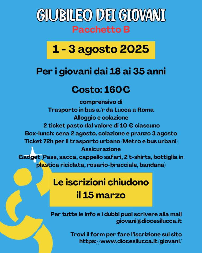 Giubileo dei giovani 2025 – Servizio per la Pastorale Giovanile e ...